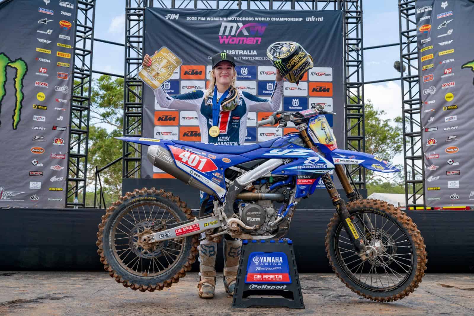 Lotte van Drunen bleibt 2026 beim De Baets Yamaha MX Team - CROSS Magazin