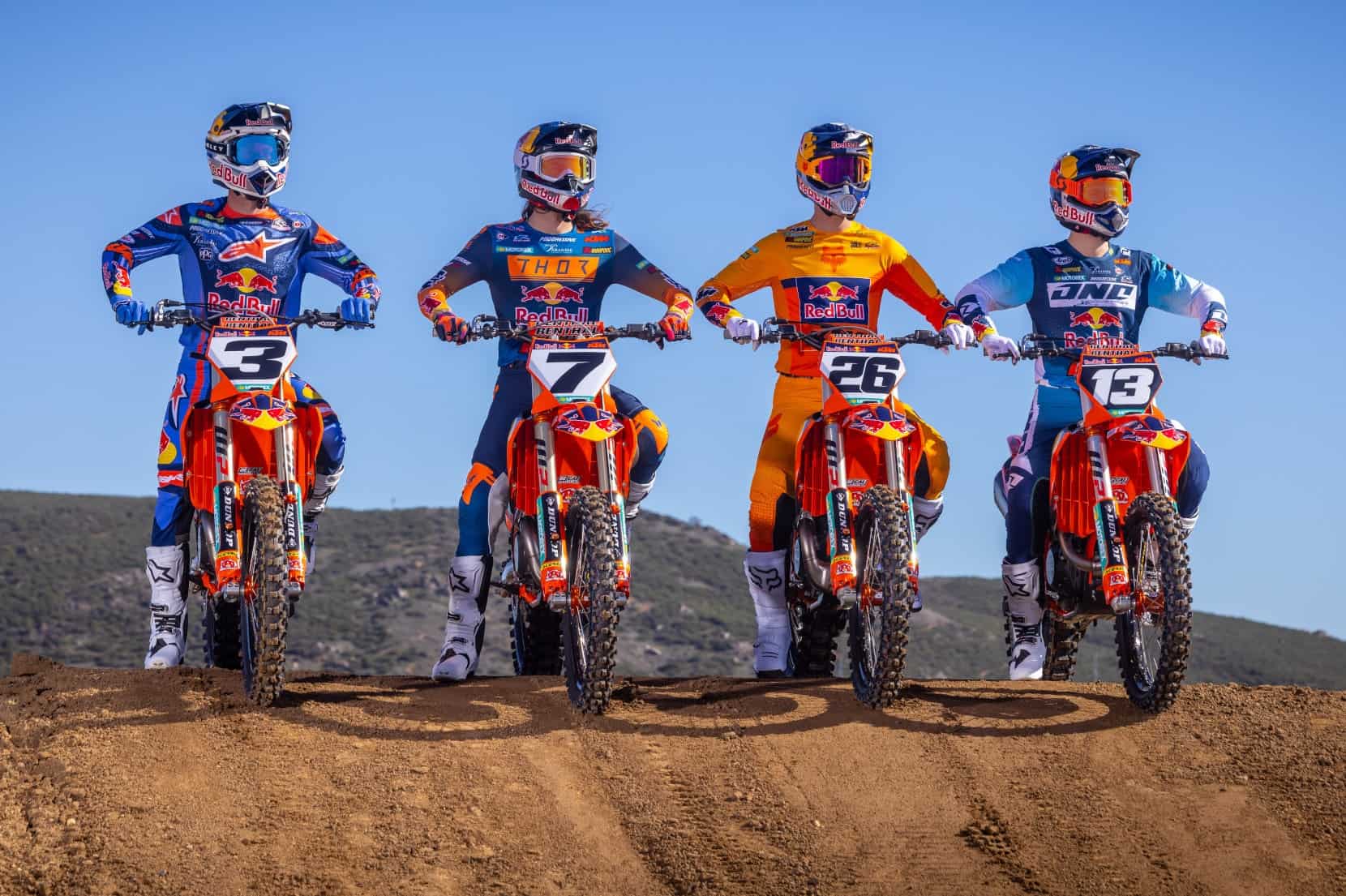 Hinter den Kulissen beim Photoshooting des Teams Red Bull KTM Factory ...